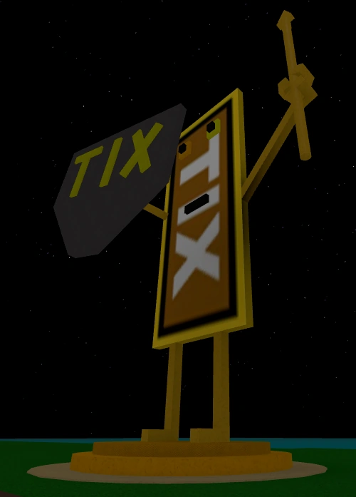 Tix Statue | Tix Factory Experimental Wiki | Fandom