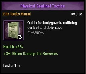 Physical Sentinel Tactics | The Last Stand Wiki | Fandom