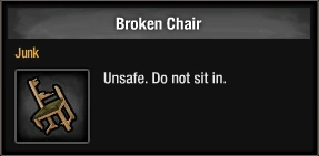 Broken Chair | The Last Stand Wiki | Fandom