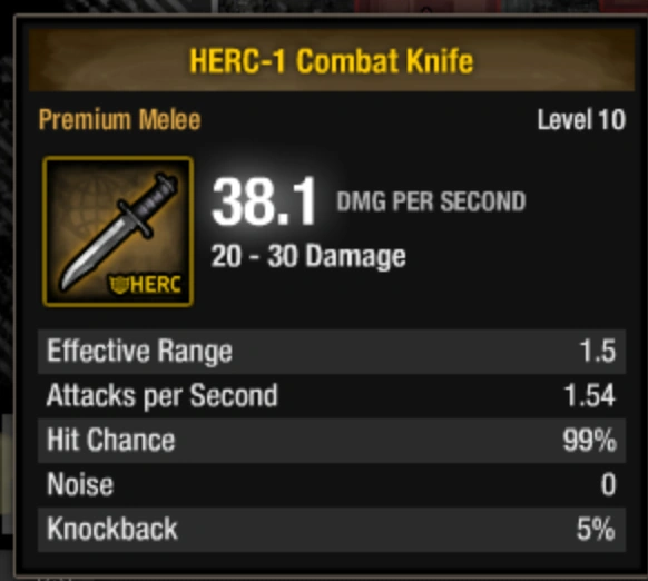 HERC-1 Combat Knife | The Last Stand Wiki | Fandom
