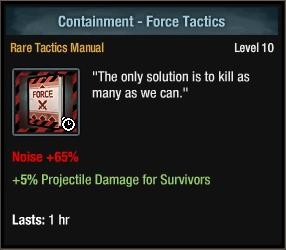 Containment - Force Tactics | The Last Stand Wiki | Fandom