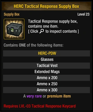 HERC Tactical Response Supply Box | The Last Stand Wiki | Fandom