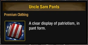 Uncle Sam Pants | The Last Stand Wiki | Fandom