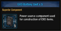 EXO Battery Unit | The Last Stand Wiki | Fandom