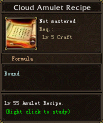 Cloud Amulet Recipe | TLBB EU Wiki | Fandom