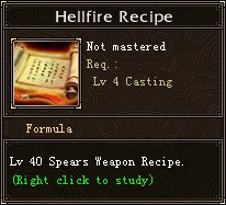 Hellfire Recipe | TLBB EU Wiki | Fandom