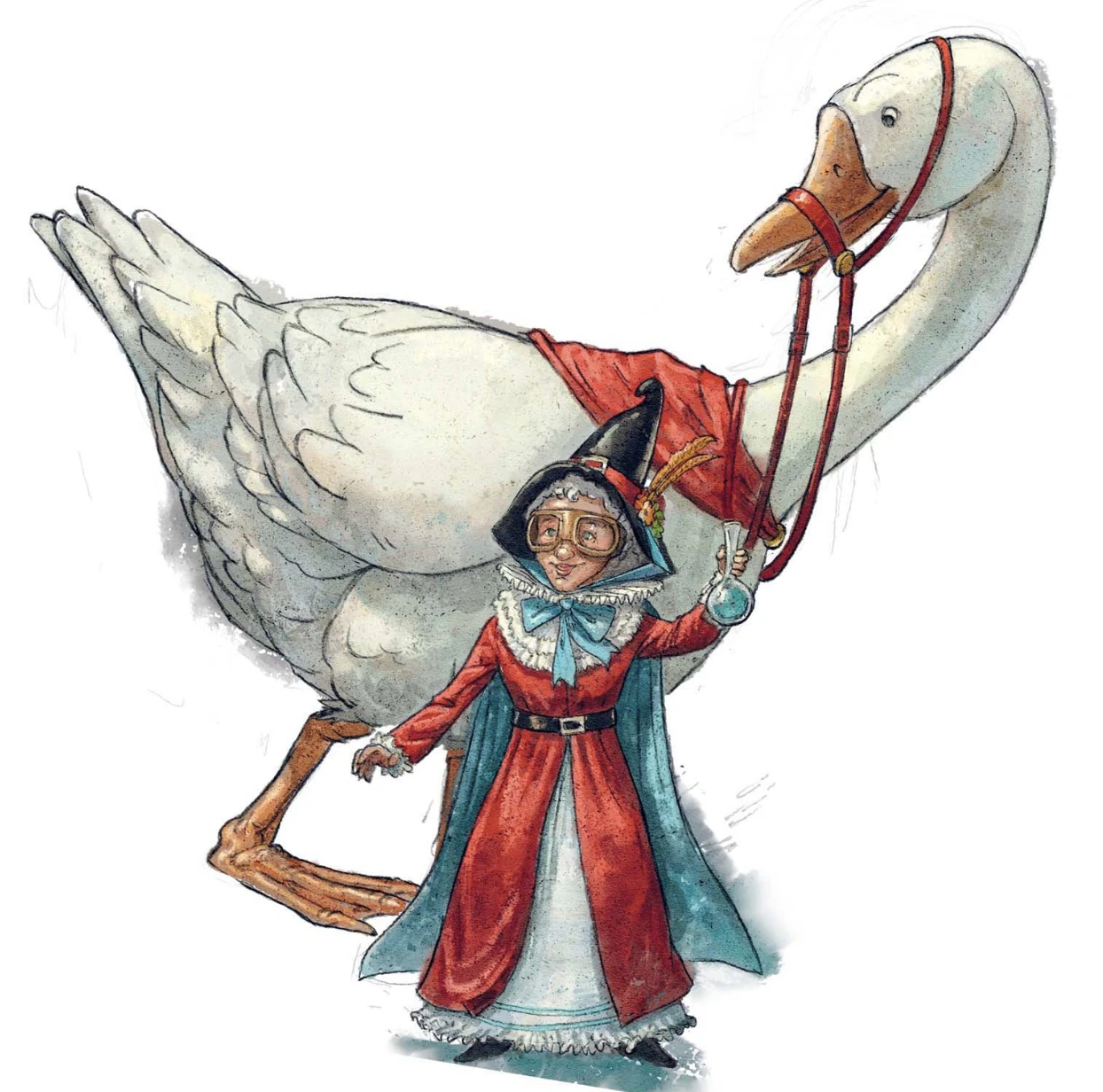 Cartoon Mother Goose