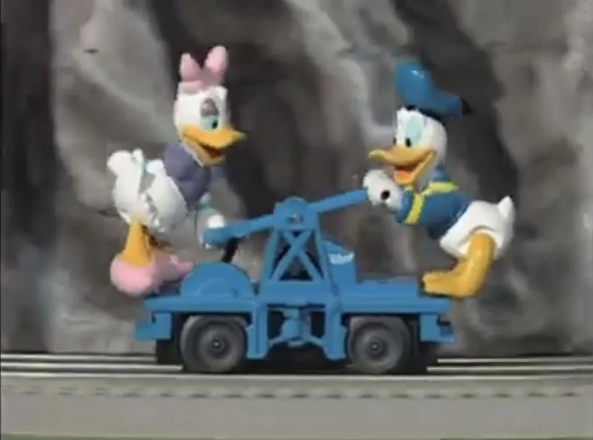 Donald Duck & Daisy Duck Handcar | TM books and video Wiki | Fandom