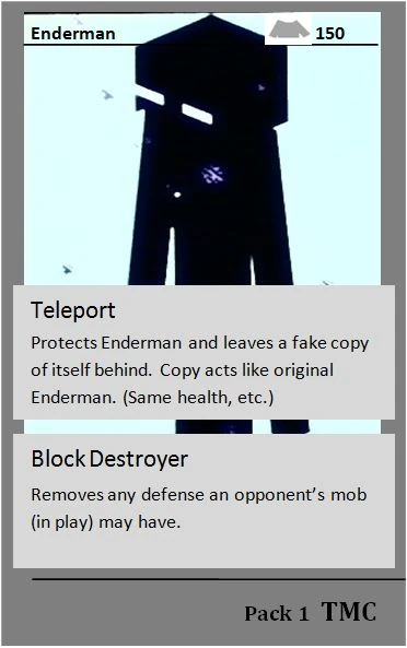 Enderman (Full Card) | TMC Cards Wiki | Fandom