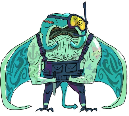 Ray Fillet (Long Story Short) | TMNT Fan Made Wiki | Fandom