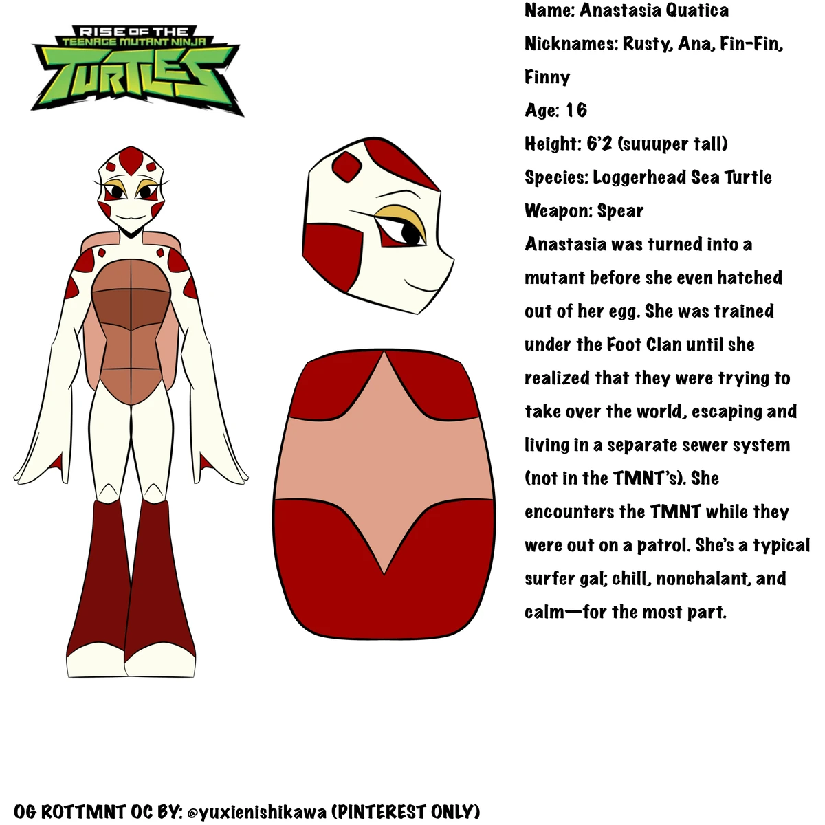 Anastasia Quatica | TMNT OC Wiki | Fandom