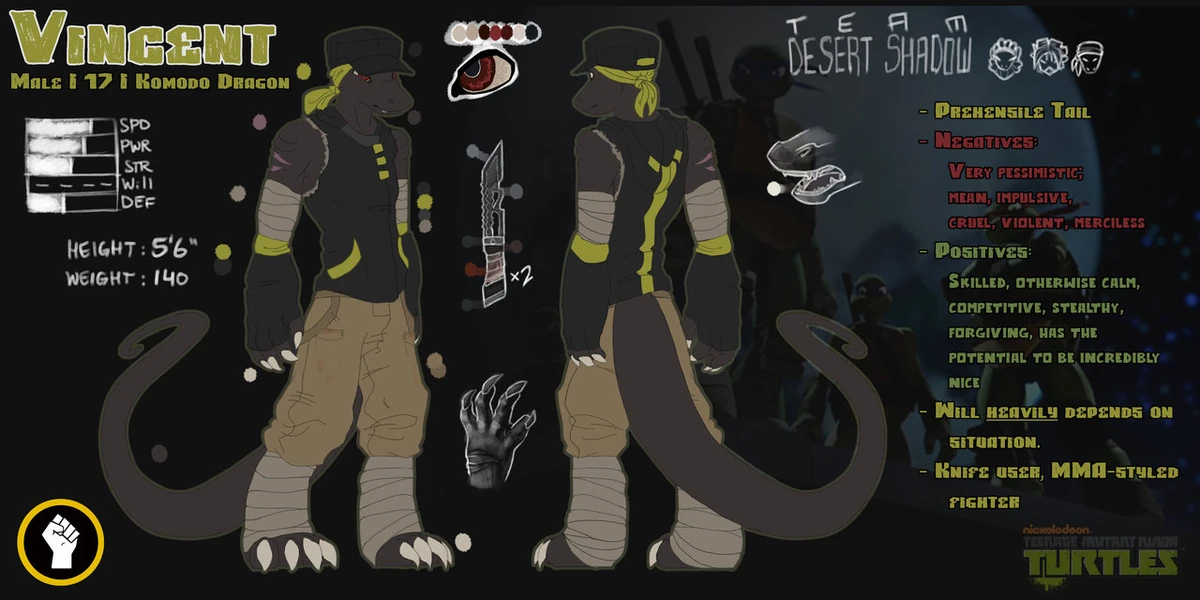 Category:Komodo dragon | TMNT OC Wiki | Fandom