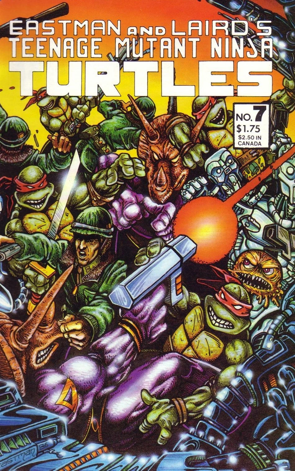 Teenage Mutant Ninja Turtles nr 7 (Mirage) | Tmnt polska Wiki | Fandom