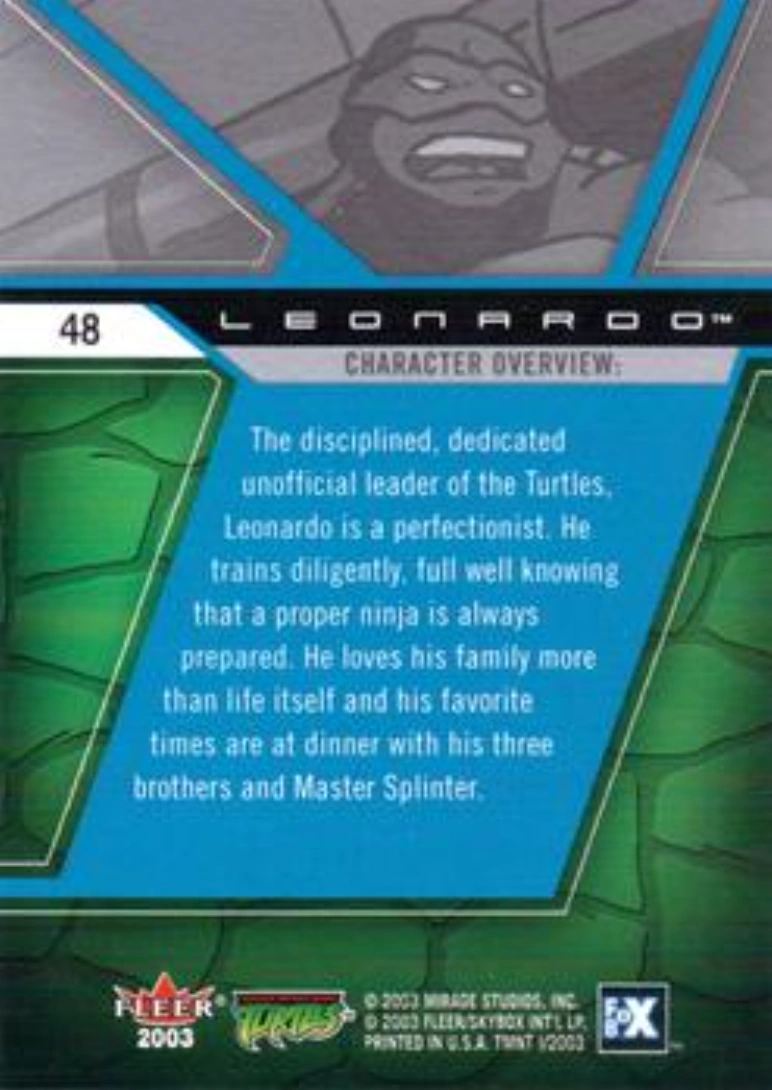 Leonardo Character Overview | TMNTPedia | Fandom