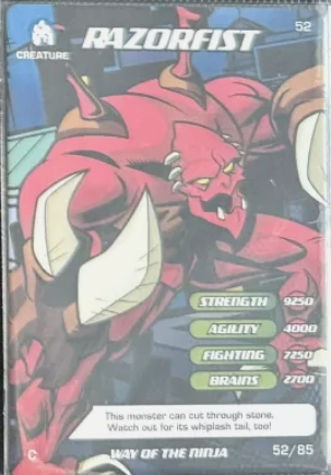 Razorfist (2010 trading card) | TMNTPedia | Fandom