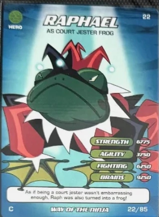 Raphael as Court Jester Frog | TMNTPedia | Fandom