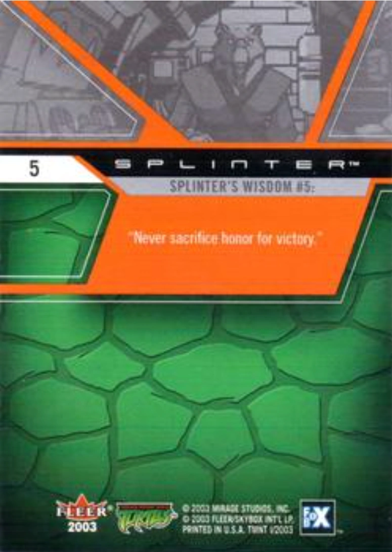 Splinter’s Wisdom 5 | TMNTPedia | Fandom