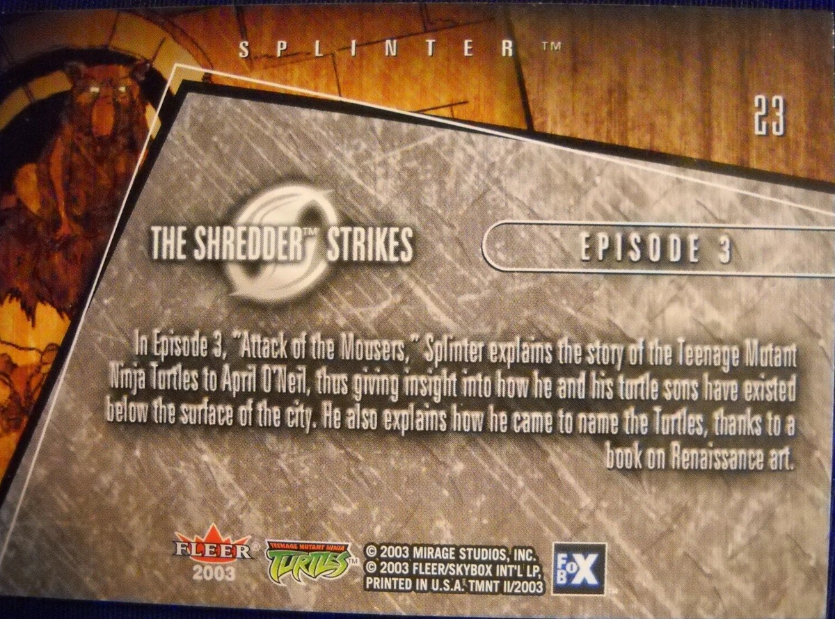 Splinter Episode 3 | TMNTPedia | Fandom