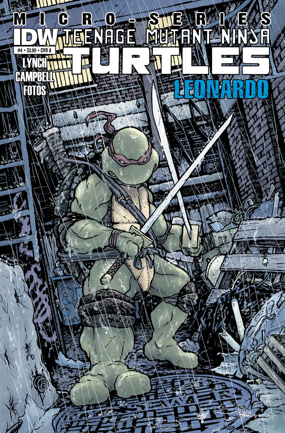Leonardo (IDW Micro-Series issue) | TMNTPedia | Fandom