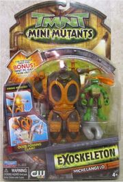 Mini-Mutants Exoskeleton Michelangelo (2009 mini-figure) | TMNTPedia ...