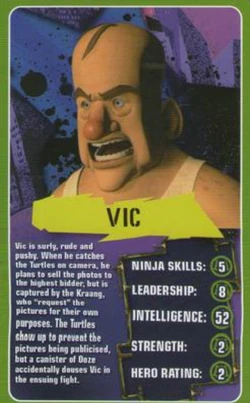 Vic (Top Trumps) | TMNTPedia | Fandom