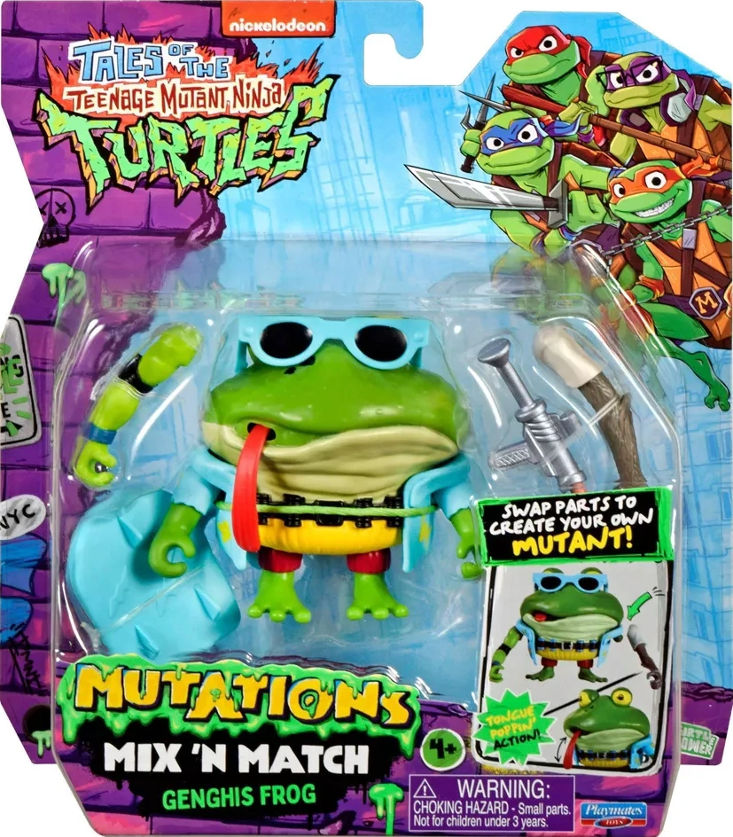 Mutations Mix 'n Match Genghis Frog (2024 action figure) | TMNTPedia ...