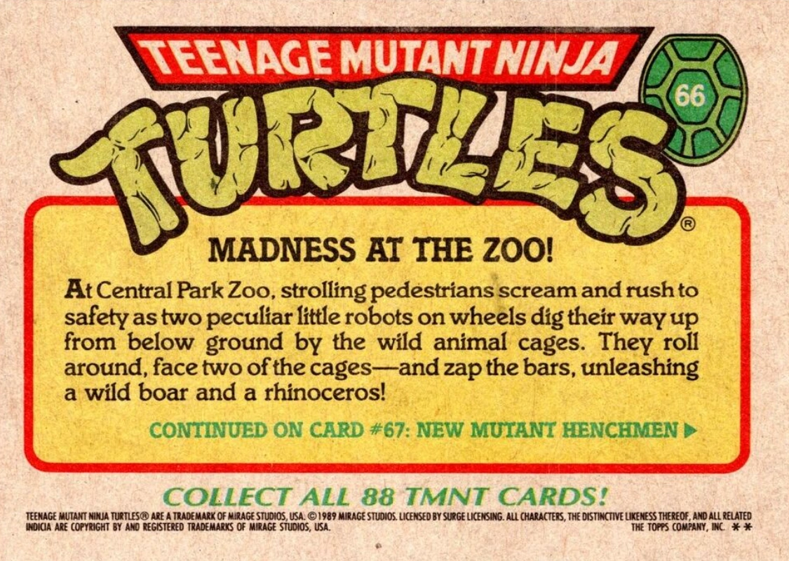 Madness at the Zoo! | TMNTPedia | Fandom