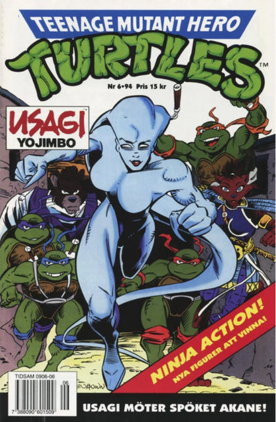 Teenage Mutant Hero Turtles (Atlantic) issue 6 1994 | TMNTPedia | Fandom