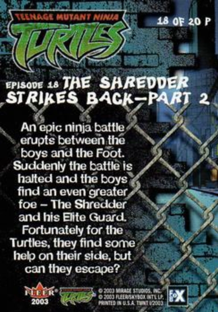 Previews 18 of 20 Episode 18: The Shredder Strikes Back – Part 2 ...