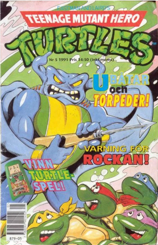 Teenage Mutant Hero Turtles (Atlantic) issue 5 1991 | TMNTPedia | Fandom