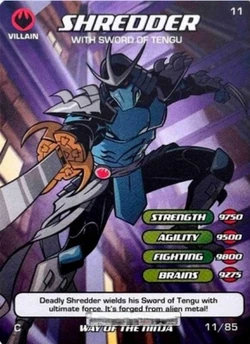 Shredder, with Sword of Tengu | TMNTPedia | Fandom