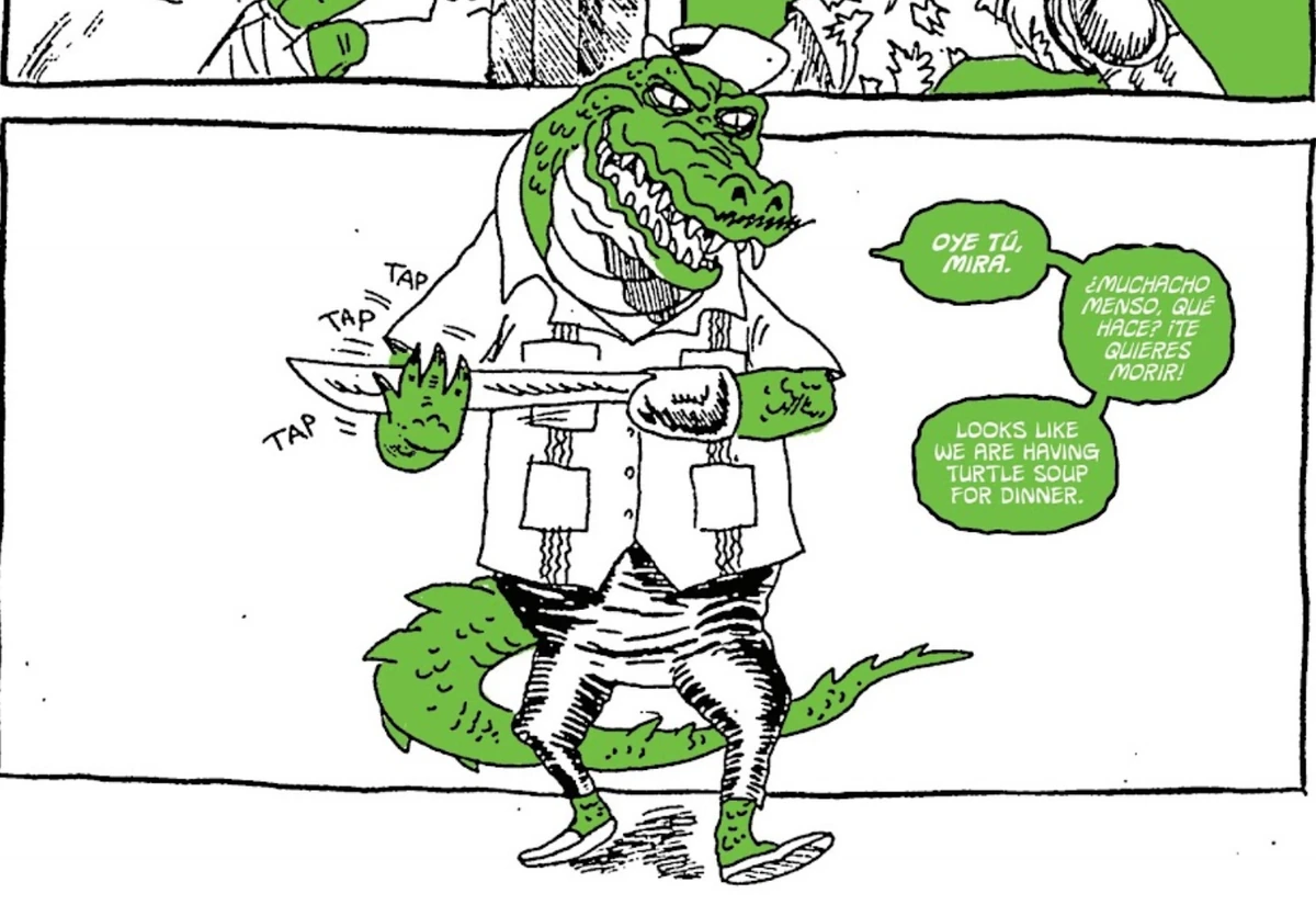 Croc (Black, White & Green) | TMNTPedia | Fandom