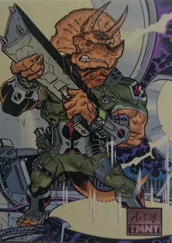 Card 89 Transmat Triceraton (Art of TMNT) | TMNTPedia | Fandom