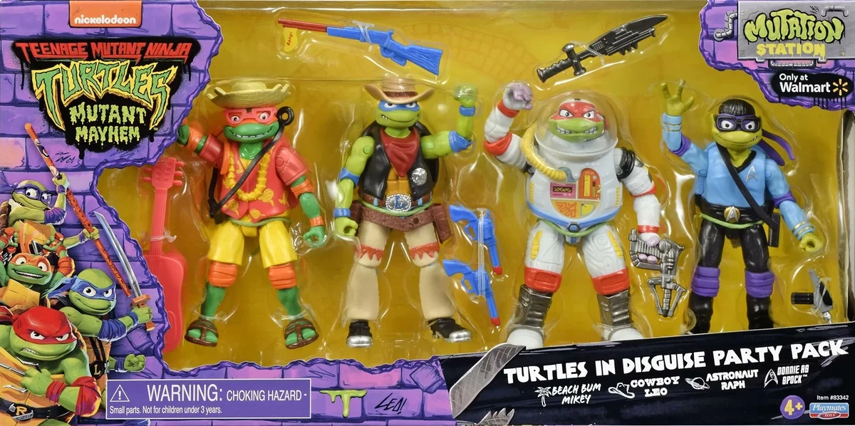 Turtles in Disguise Party Pack (2023 action figures) | TMNTPedia | Fandom