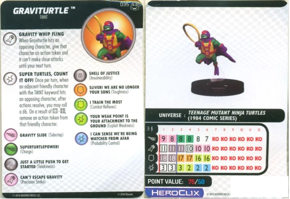 Graviturtle (Heroclix TMNT2-035) | TMNTPedia | Fandom
