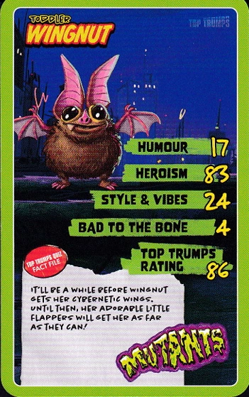 Toddler Wingnut (Top Trumps: Mutant Mayhem) | TMNTPedia | Fandom