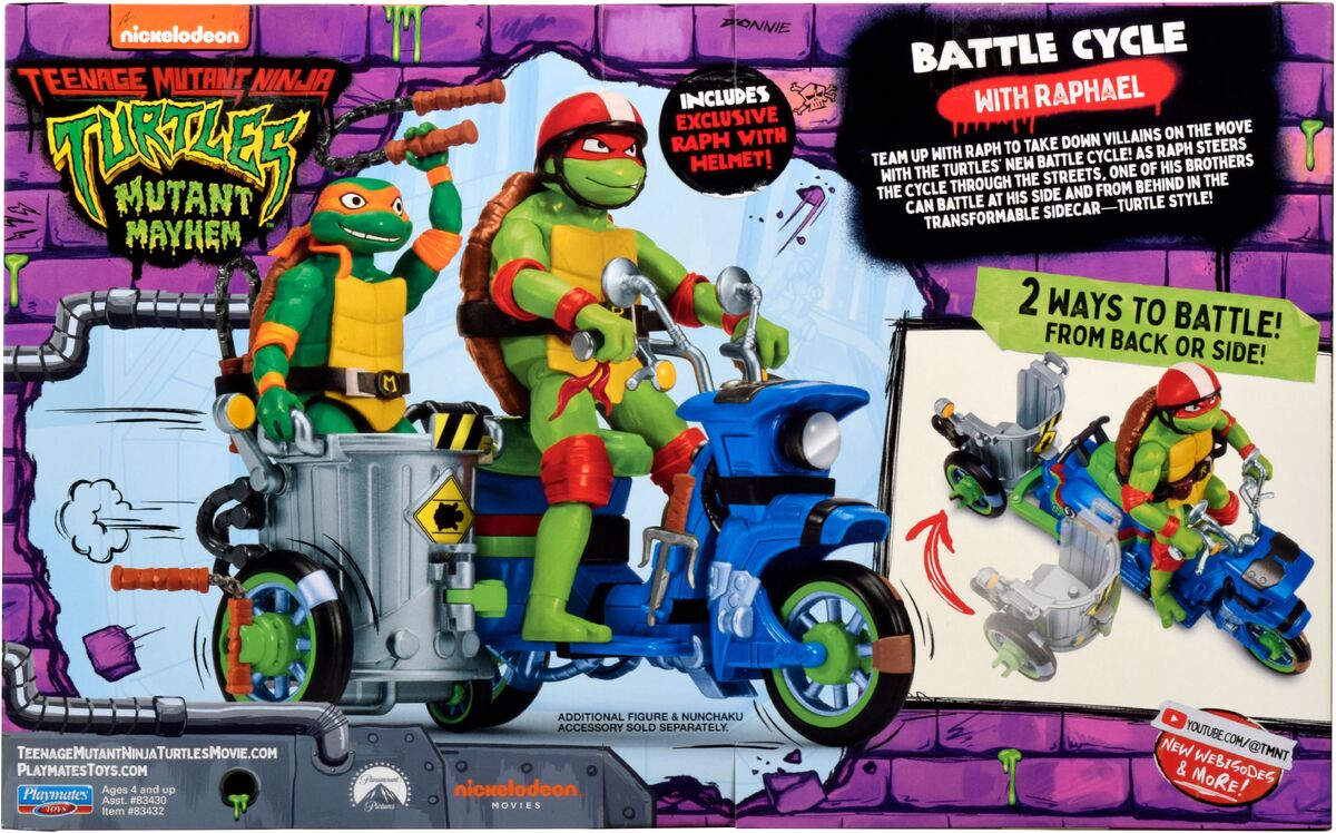 Battle Cycle With Raphael 2023 Toy Tmntpedia Fandom