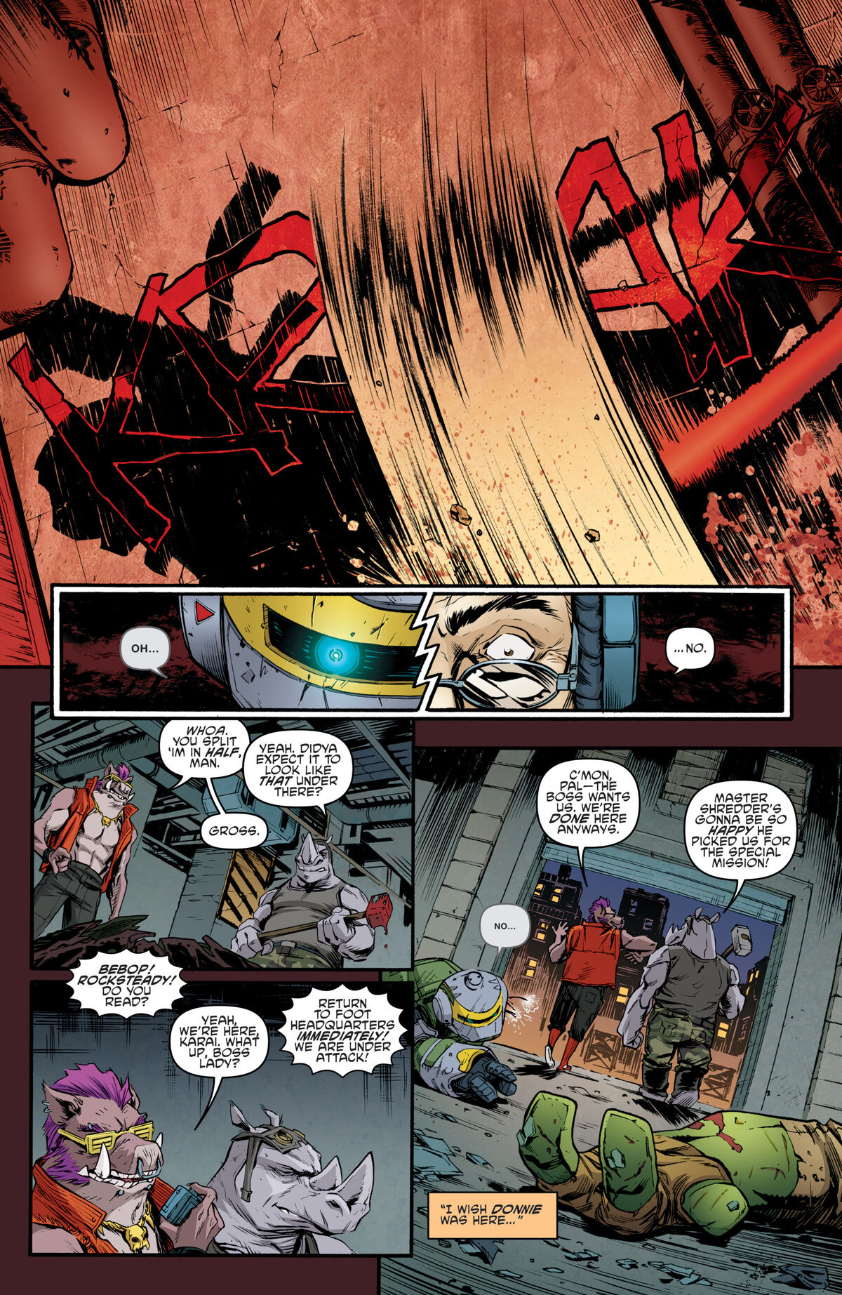Donatello's prosthetic carapace (IDW) | TMNTPedia | Fandom