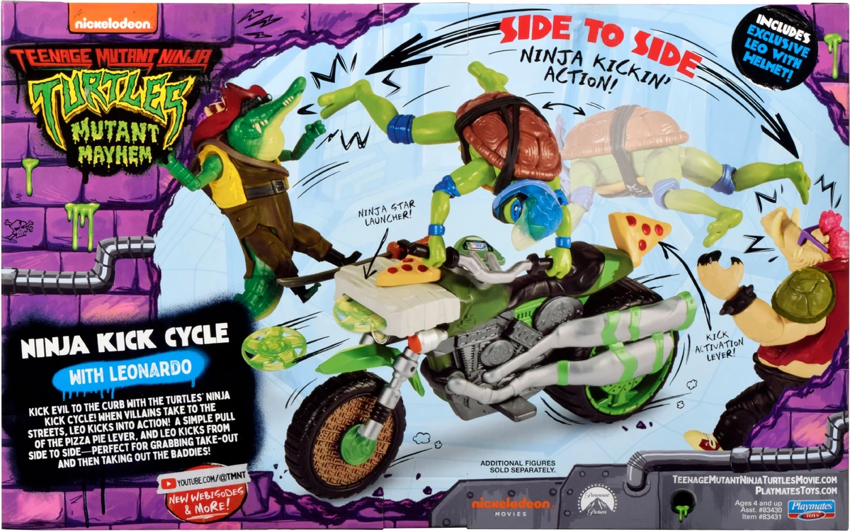 Ninja Kick Cycle with Leonardo (2023 toy) | TMNTPedia | Fandom
