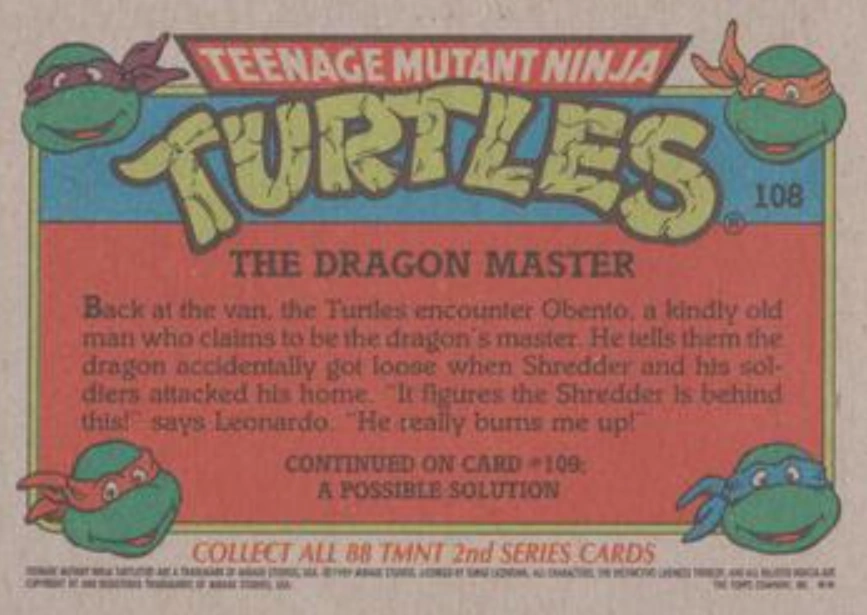 The Dragon Master | TMNTPedia | Fandom