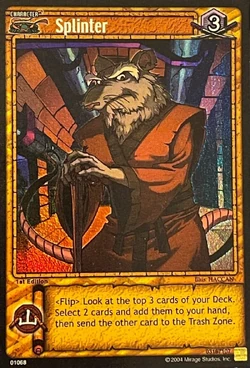Splinter – Mountain (2004 trading card) | TMNTPedia | Fandom