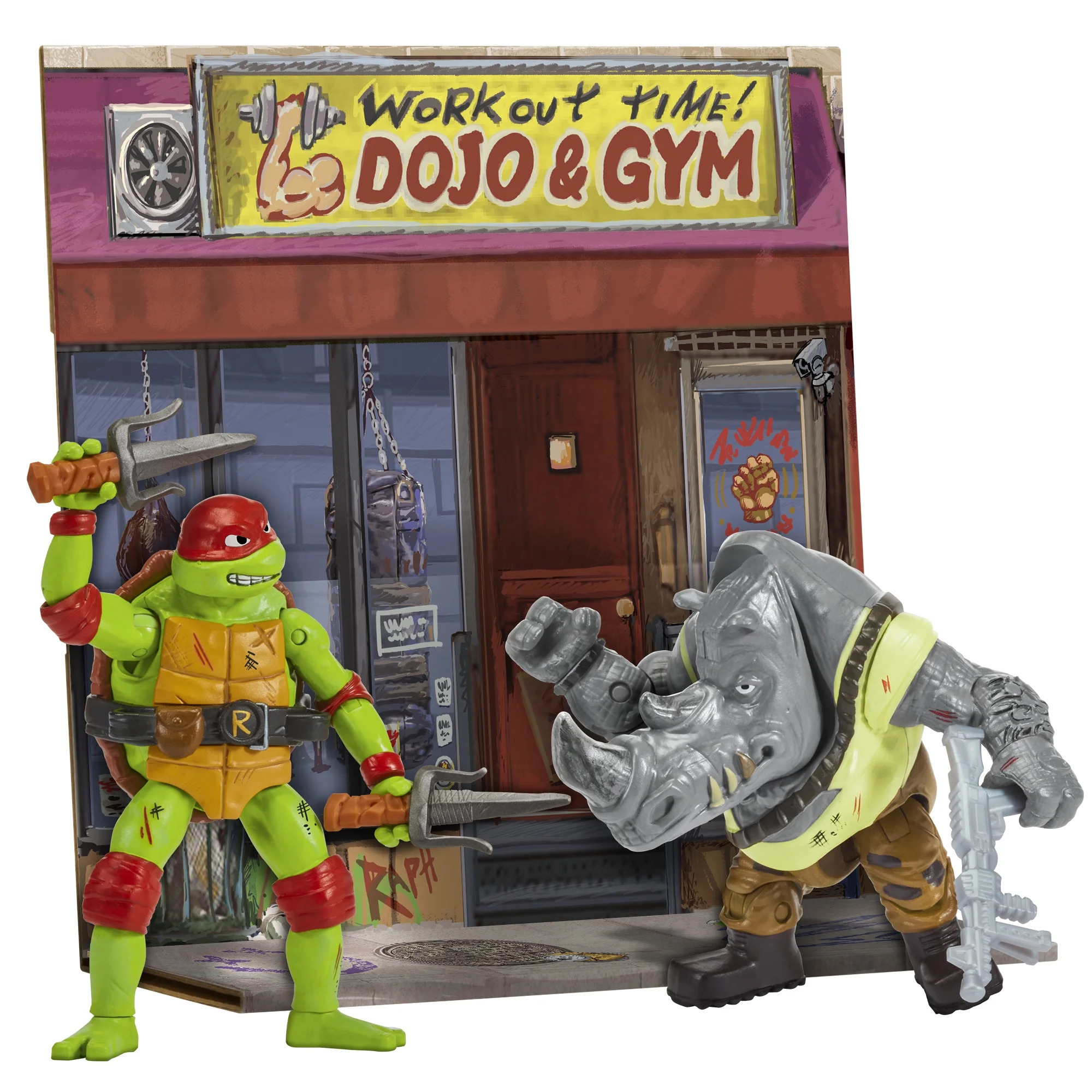 Battle Pack: Raph vs Rocksteady (2023 action figures) | TMNTPedia | Fandom