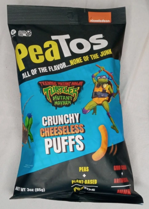 PeaTos Teenage Mutant Ninja Turtles Cheese-Less Puffs | TMNTPedia | Fandom