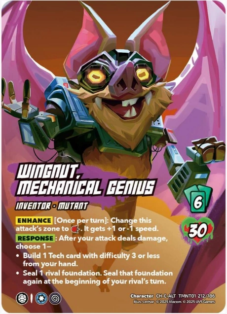 Wingnut, Mechanical Genius (212/186) | TMNTPedia | Fandom