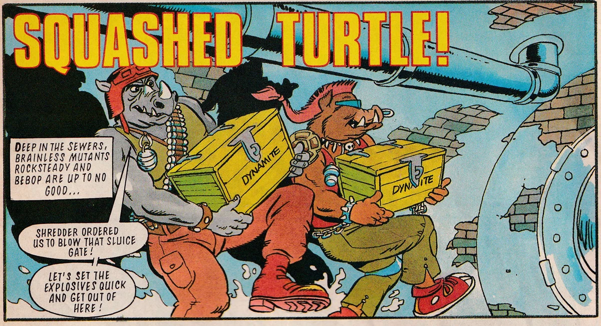 Squashed Turtle! | TMNTPedia | Fandom