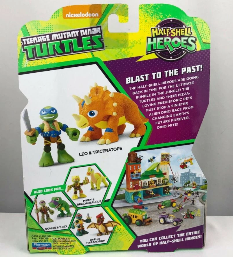 Half-Shell Heroes Leo & Triceratops (2015 action figure) | TMNTPedia ...