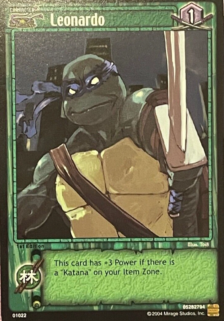 Leonardo – Nature (2004 trading card) | TMNTPedia | Fandom