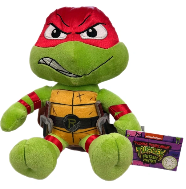 Lush Plushies Mutant Mayhem Raphael Plush (2023 toy) | TMNTPedia | Fandom
