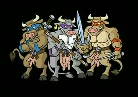 Adolescent Genetically Altered Karate Cows | Teenage Mutant Ninja ...