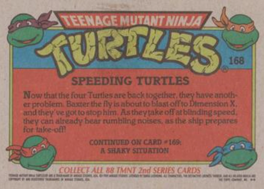 Speeding Turtles | TMNTPedia | Fandom